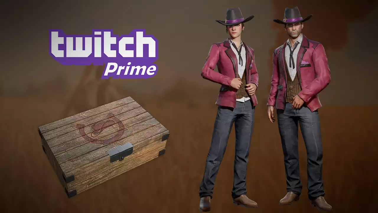 PUBG: Gunslinger Crate по подписке Twitch Prime