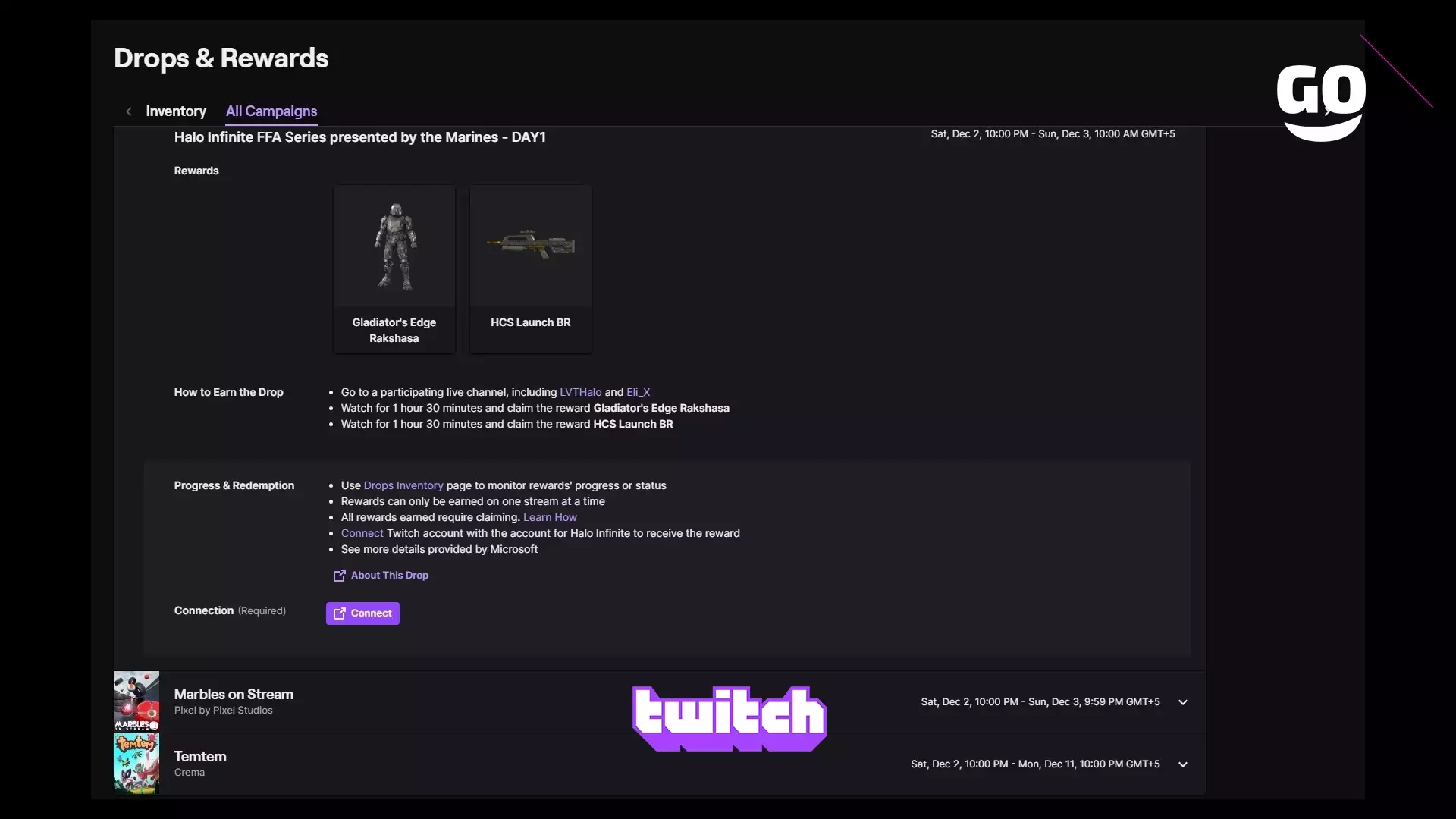 Twitch Drops: Серия FFA Halo Infinite представлена Морской пехотой ...