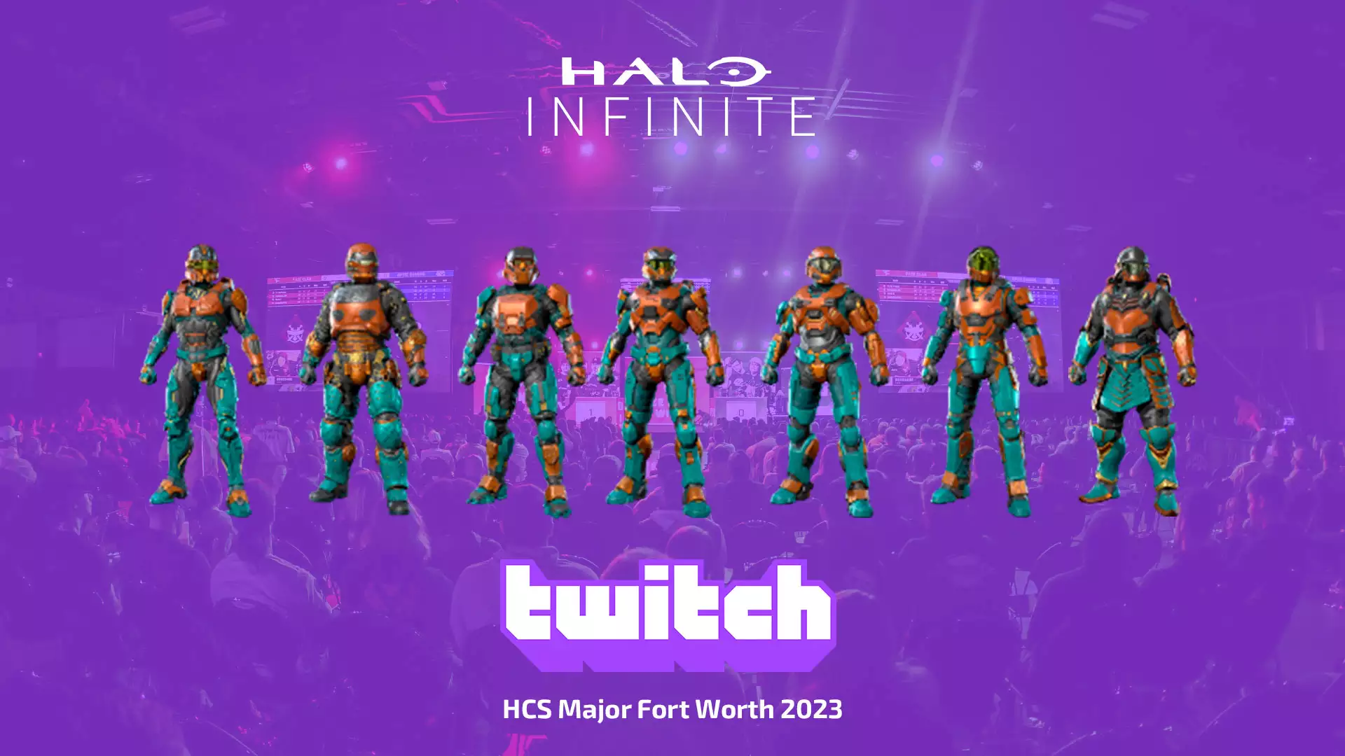 Twitch Drops награды HCS Major Fort Worth 2023 для Halo Infinite