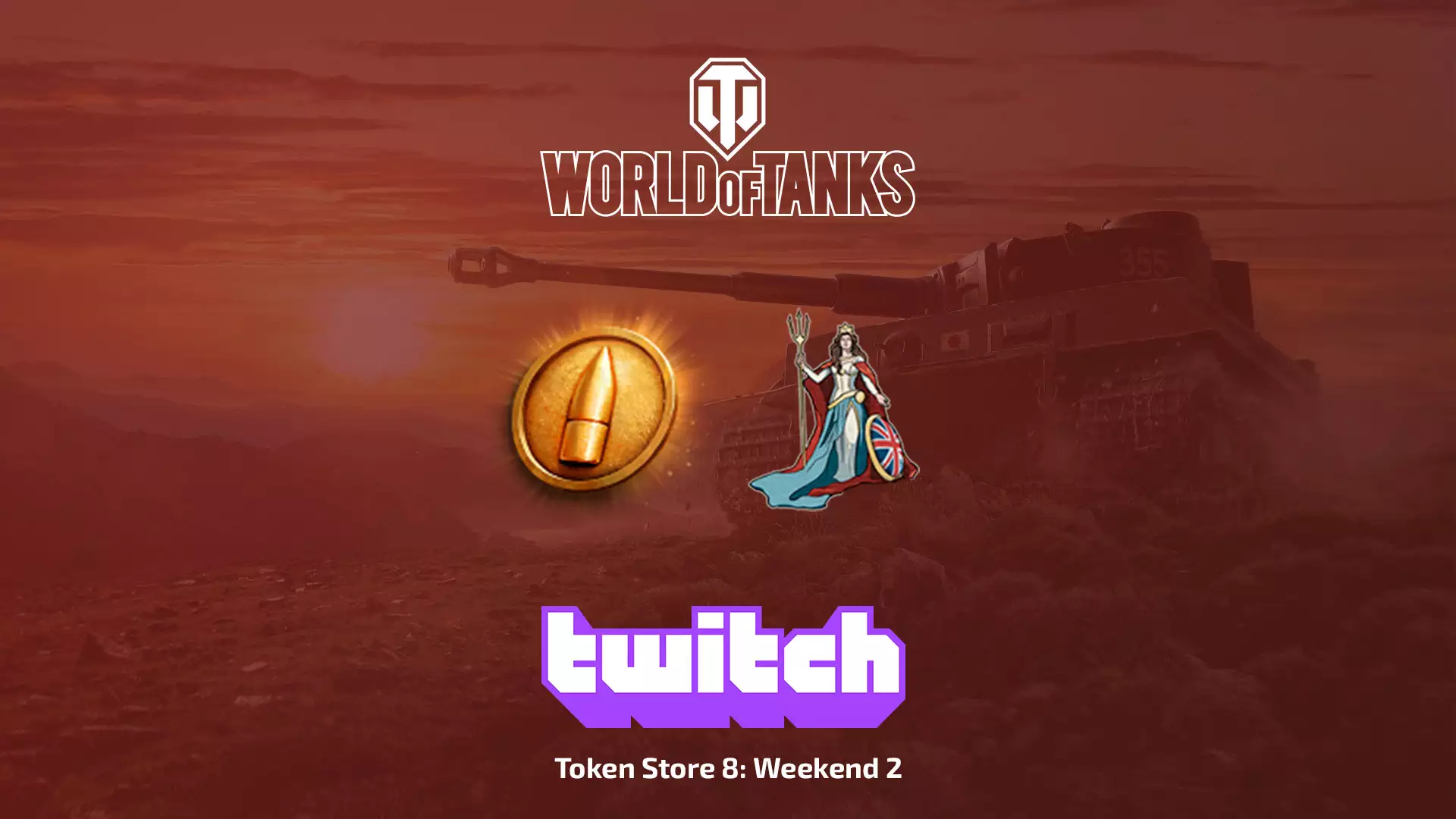 Twitch Drops награды Token Store 8: Weekend 2 для World of Tanks